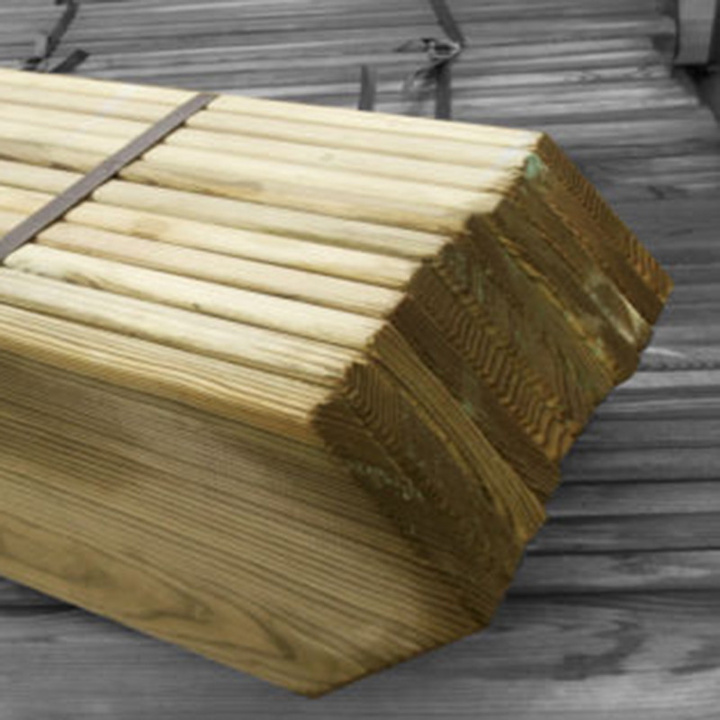 Buy Oak Picket Pales Online - UK Sleepers